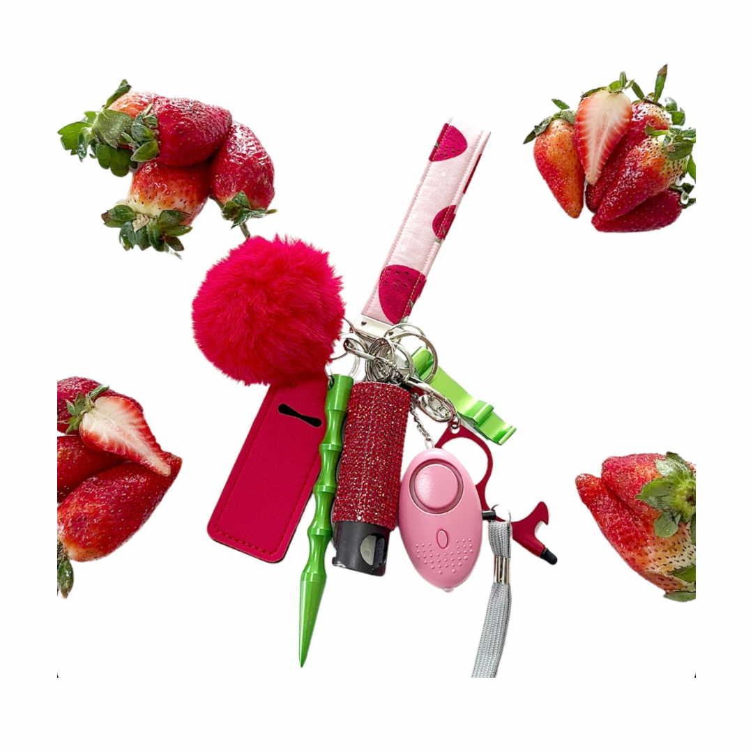 Berry Bliss Safety Keychain